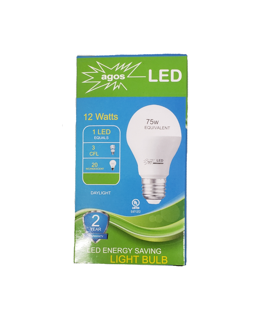 Agos Single Led Lighting Bulb 12w – Shine Distributors Ltd.